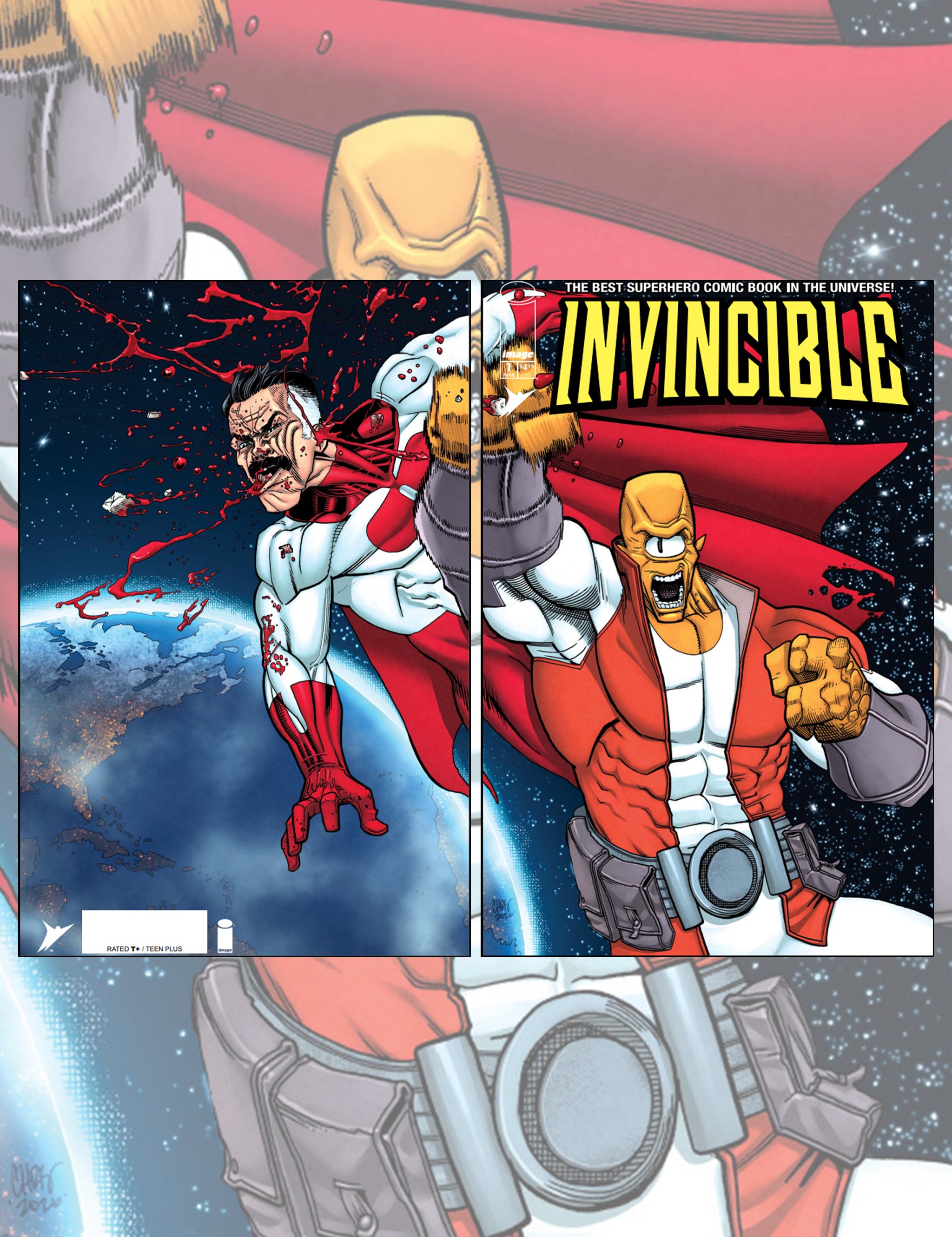 Invincible #1 (Reprint) - Chris Johnson - Wraparound Variant - EXKLUSI ...