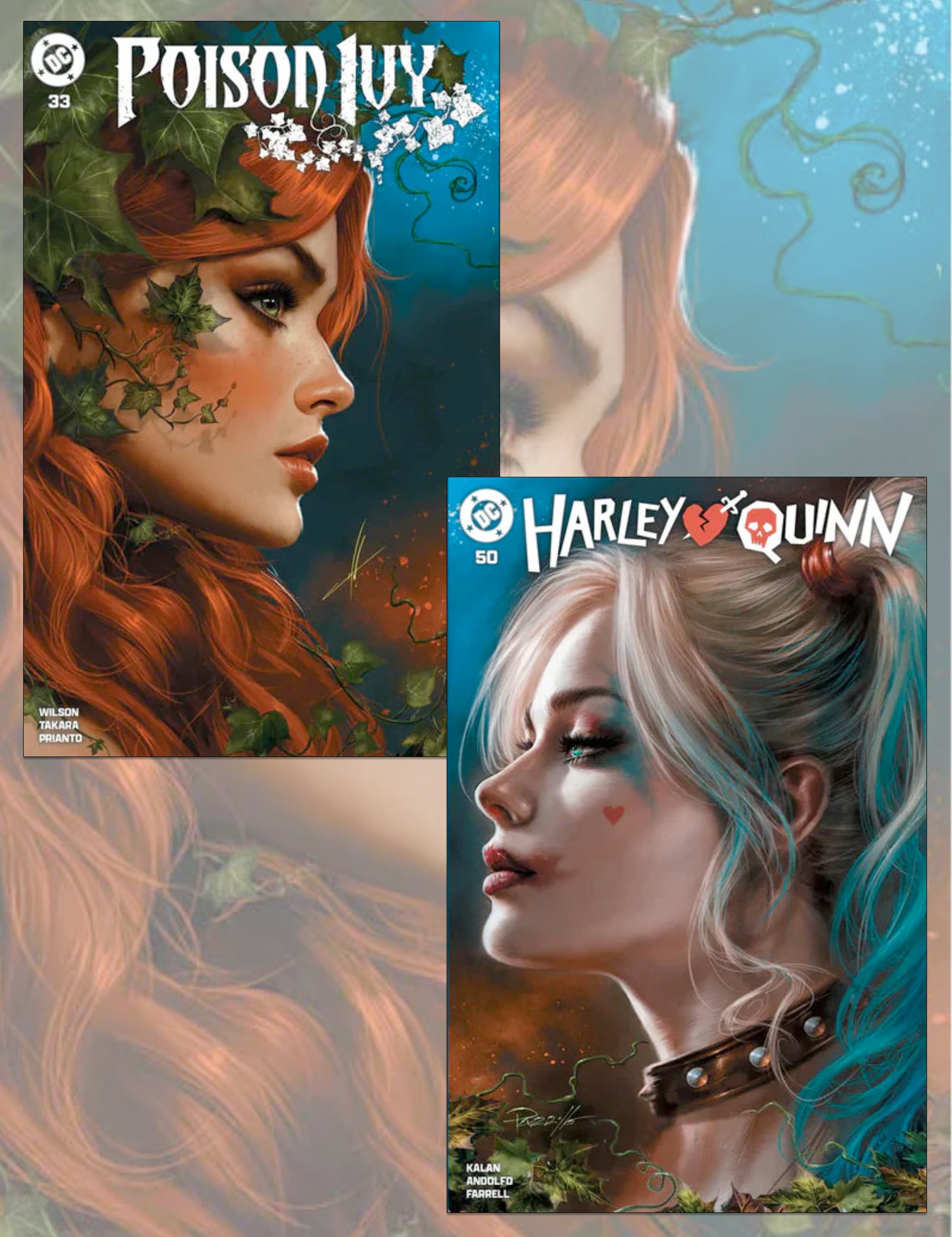 Poison Ivy #33 / Harley Quinn #50 - Cohen / Parillo - Trade Set – ComicPete